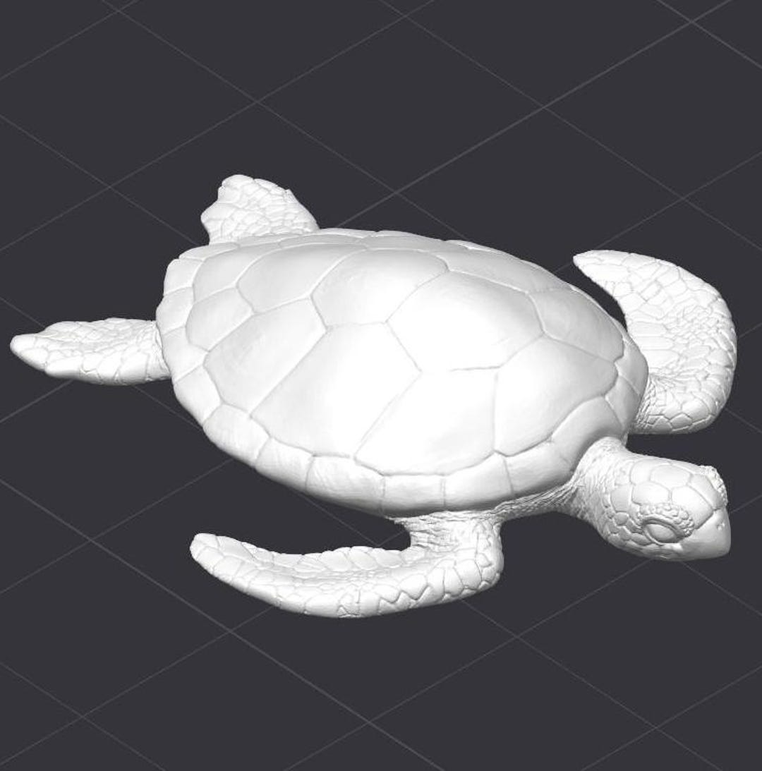 Sea Turtle STL 3D Printer File - Etsy
