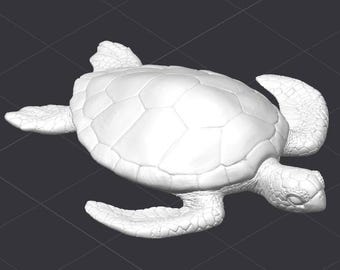 Sea Turtle - Animal STL File for 3D Printing - Etsy