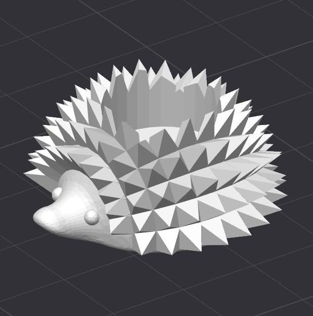 Hedgehog Planter STL 3D Printer File - Etsy