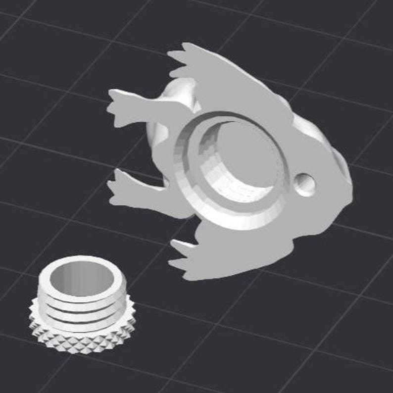 Bullfrog Frog Geocache Stash Container Cache STL 3D Printer File - Etsy