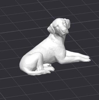 Dog Resting Laying Sitting STL 3D Printer File Labrador Pointer ...
