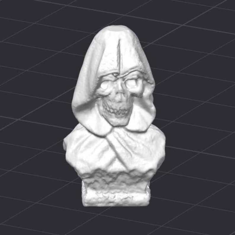 Grim Reaper Bust Statue STL 3D Printer File - Etsy Australia