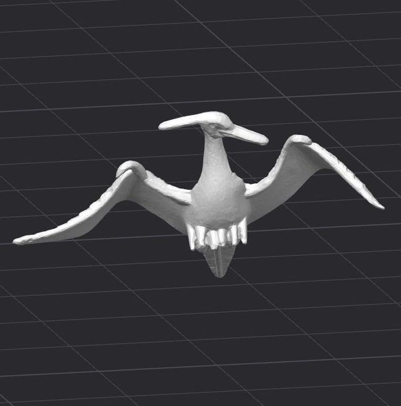Pterodactyl Dinosaur STL 3D Printer File - Etsy