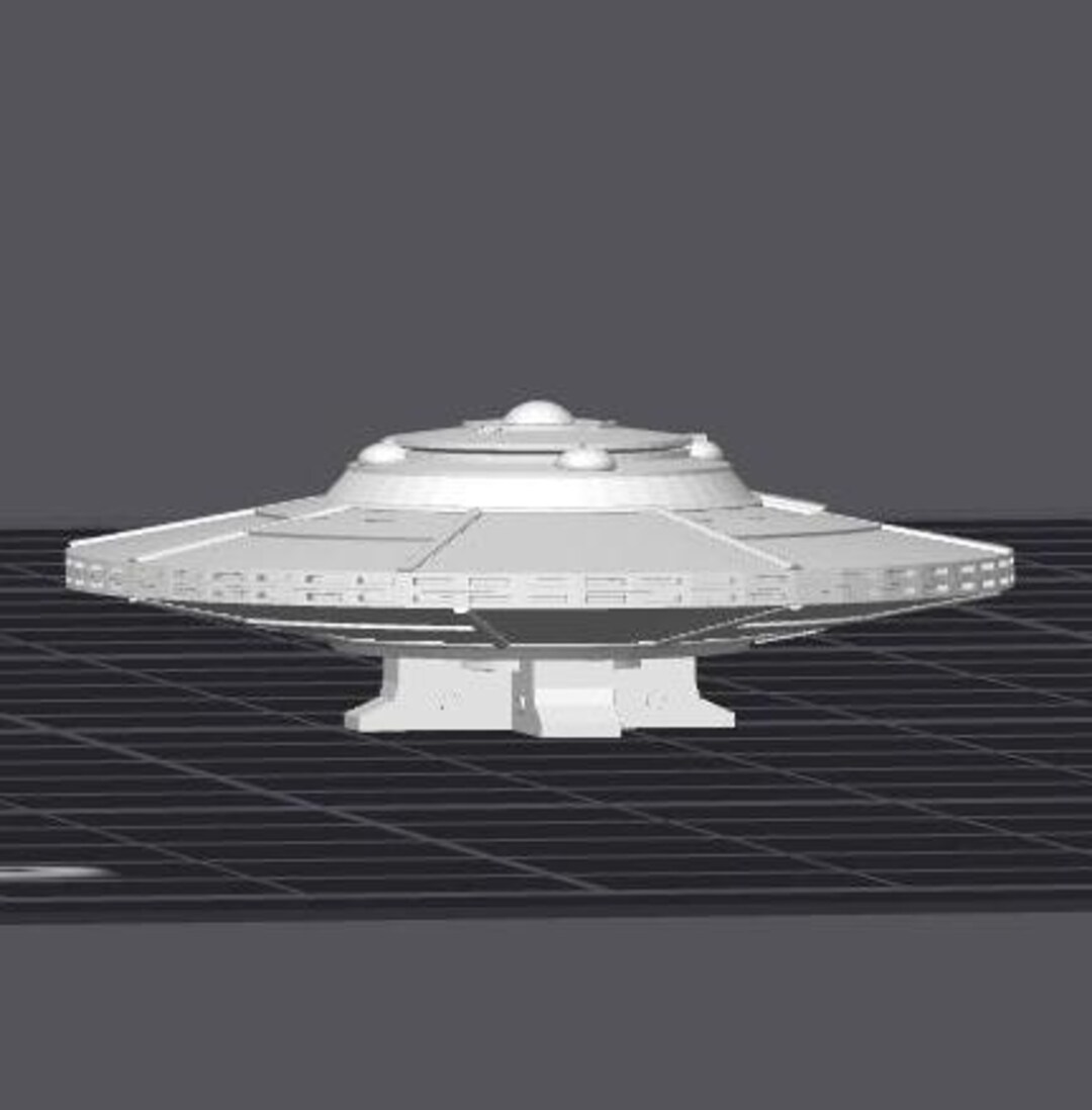 UFO STL 3D Printer File UAP Drone Ship Flying Saucer Alien - Etsy