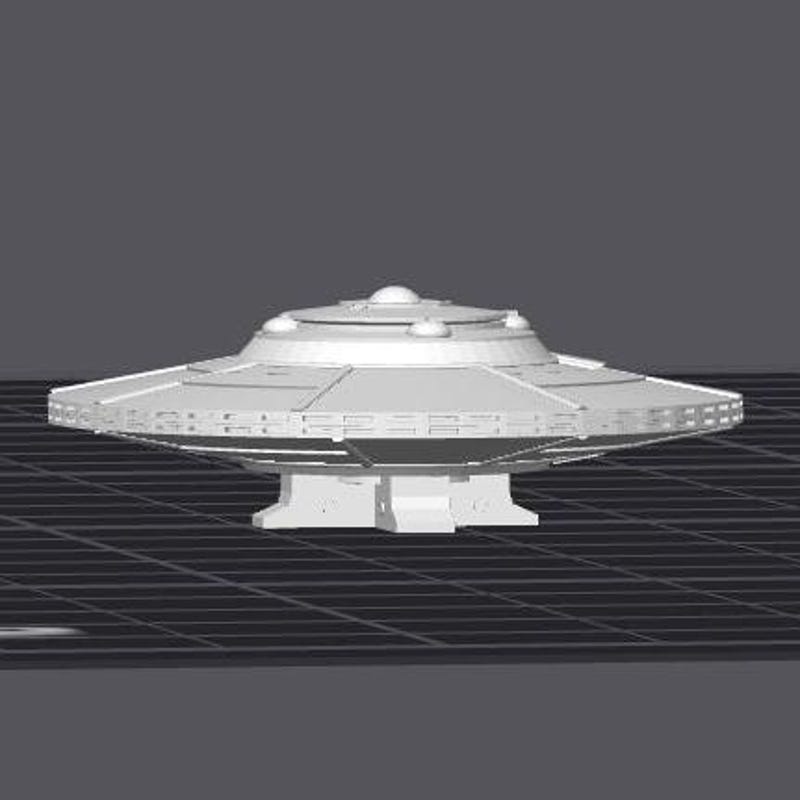 Ufo Ship 3d Print - Etsy