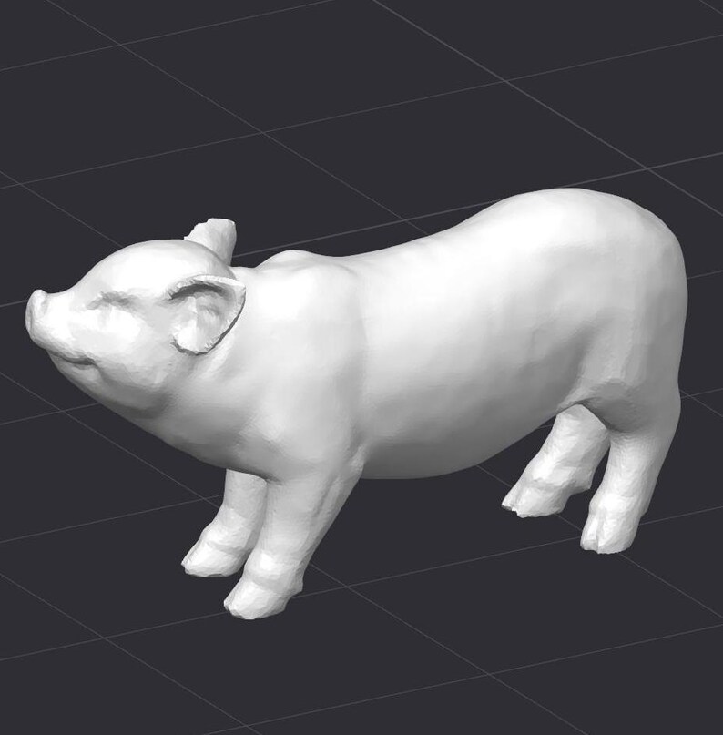 Pig Sow Hog Farm Animal STL 3D Printer File - Etsy