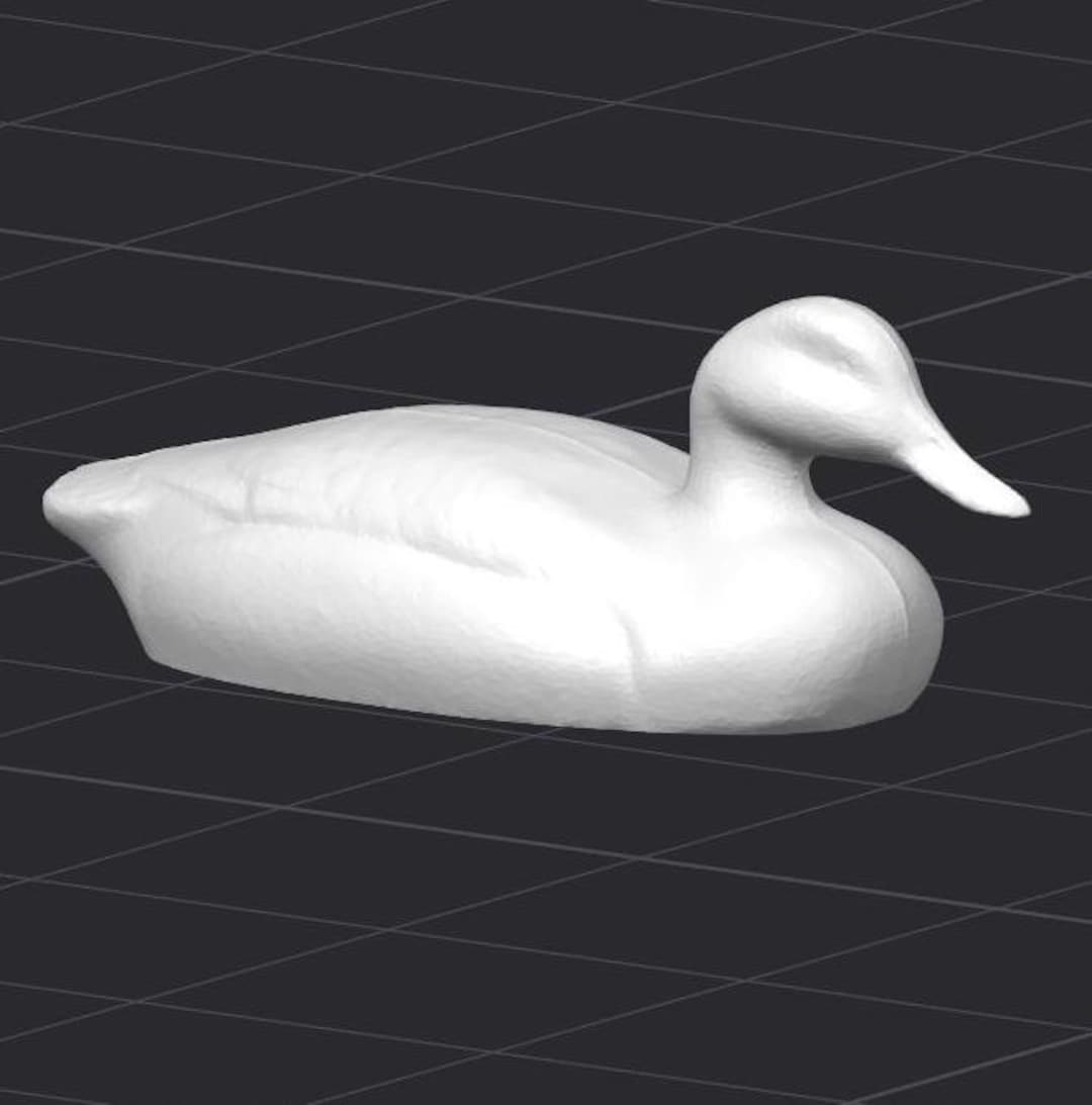 Mallard Duck Decoy Statue Sculpture STL 3D Printer File - Etsy