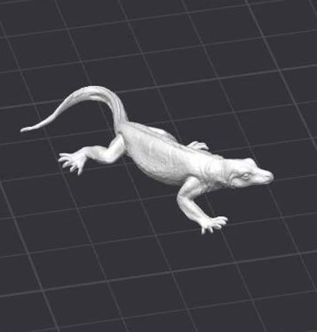 Komodo Dragon STL 3D Printer File Reptile Lizard - Etsy