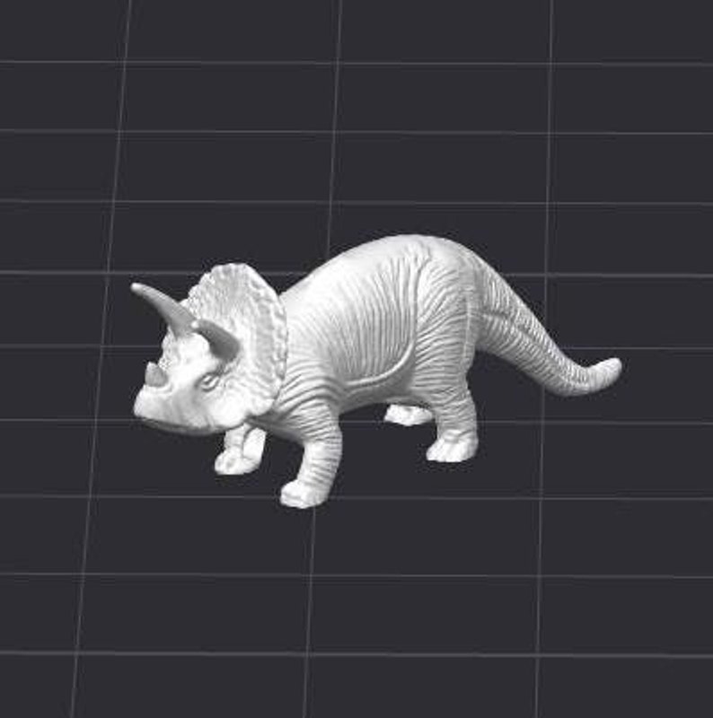 Triceratops Dinosaur STL 3D Printer File - Etsy