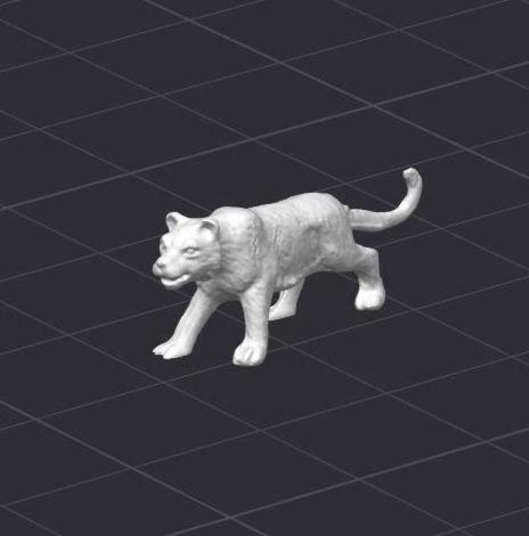 Tiger STL 3D Printer File Animal - Etsy