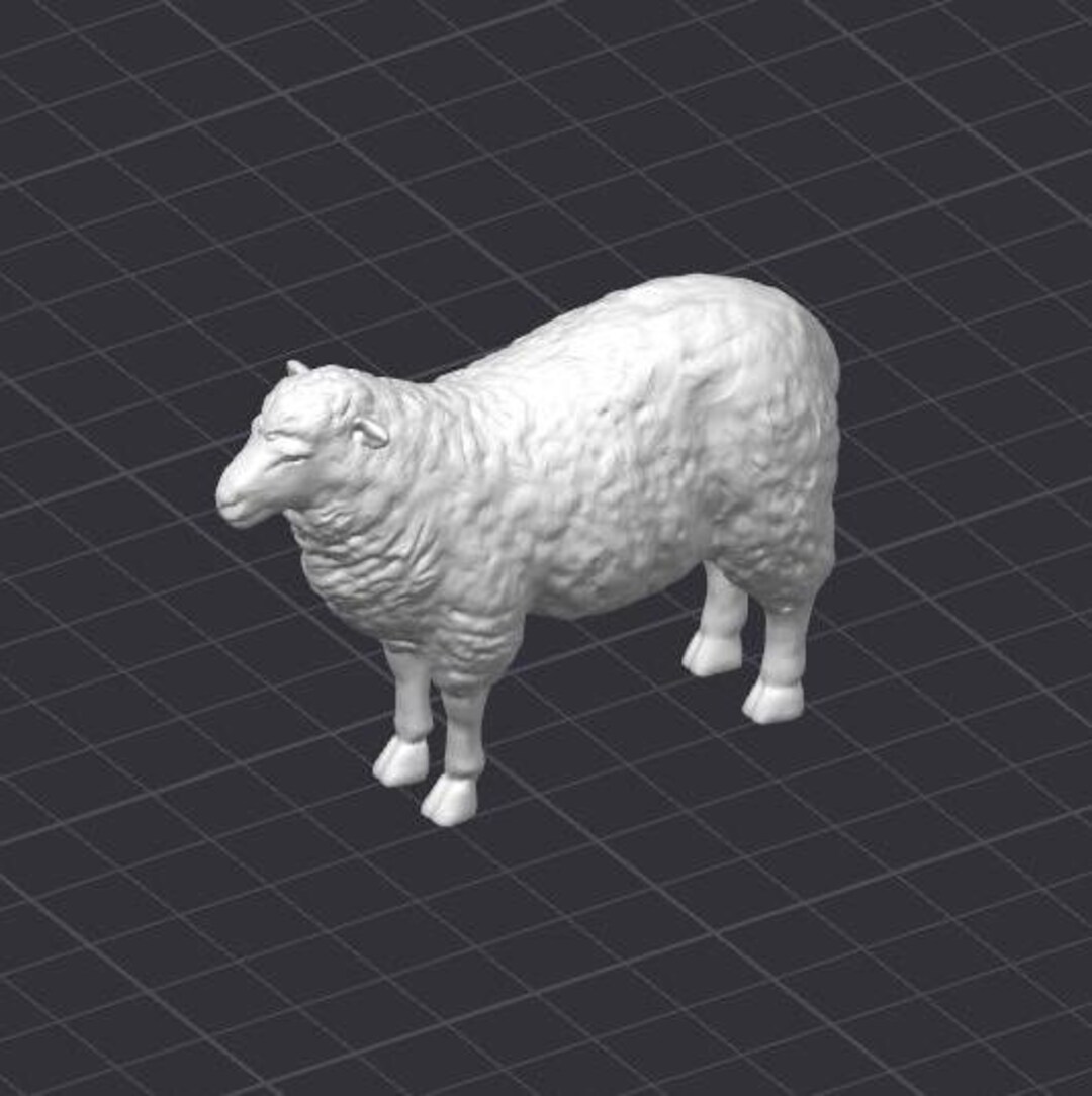 Sheep STL 3D Printer File Ovis Farm Animal - Etsy