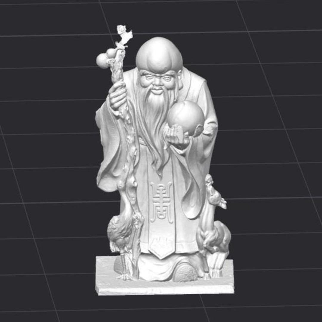 Shou Xing Gong Deity of Longevity STL 3D Printer File - Etsy
