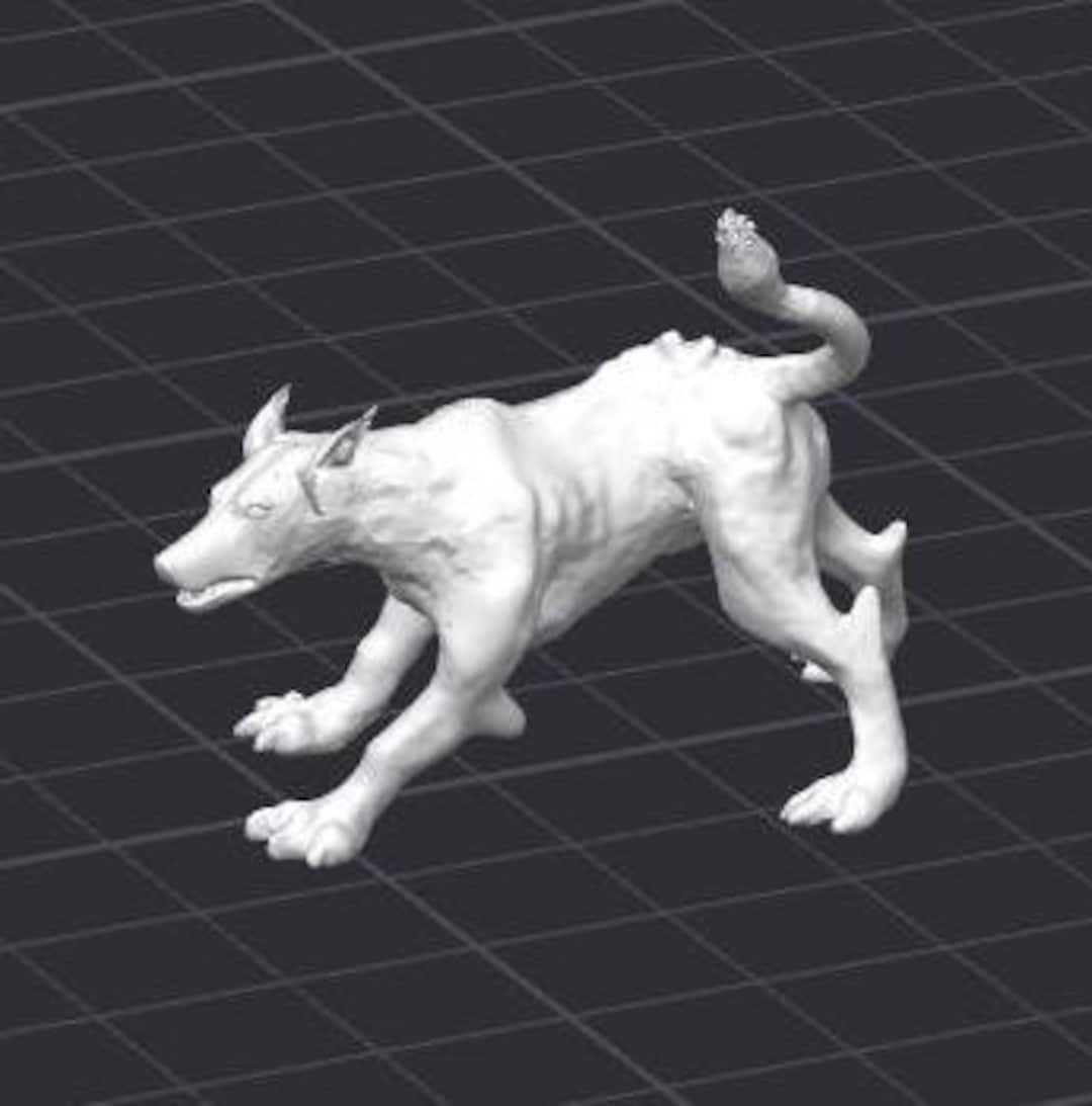 Blink Dog Dnd STL 3D Printer File Dungeons Dragons Token - Etsy