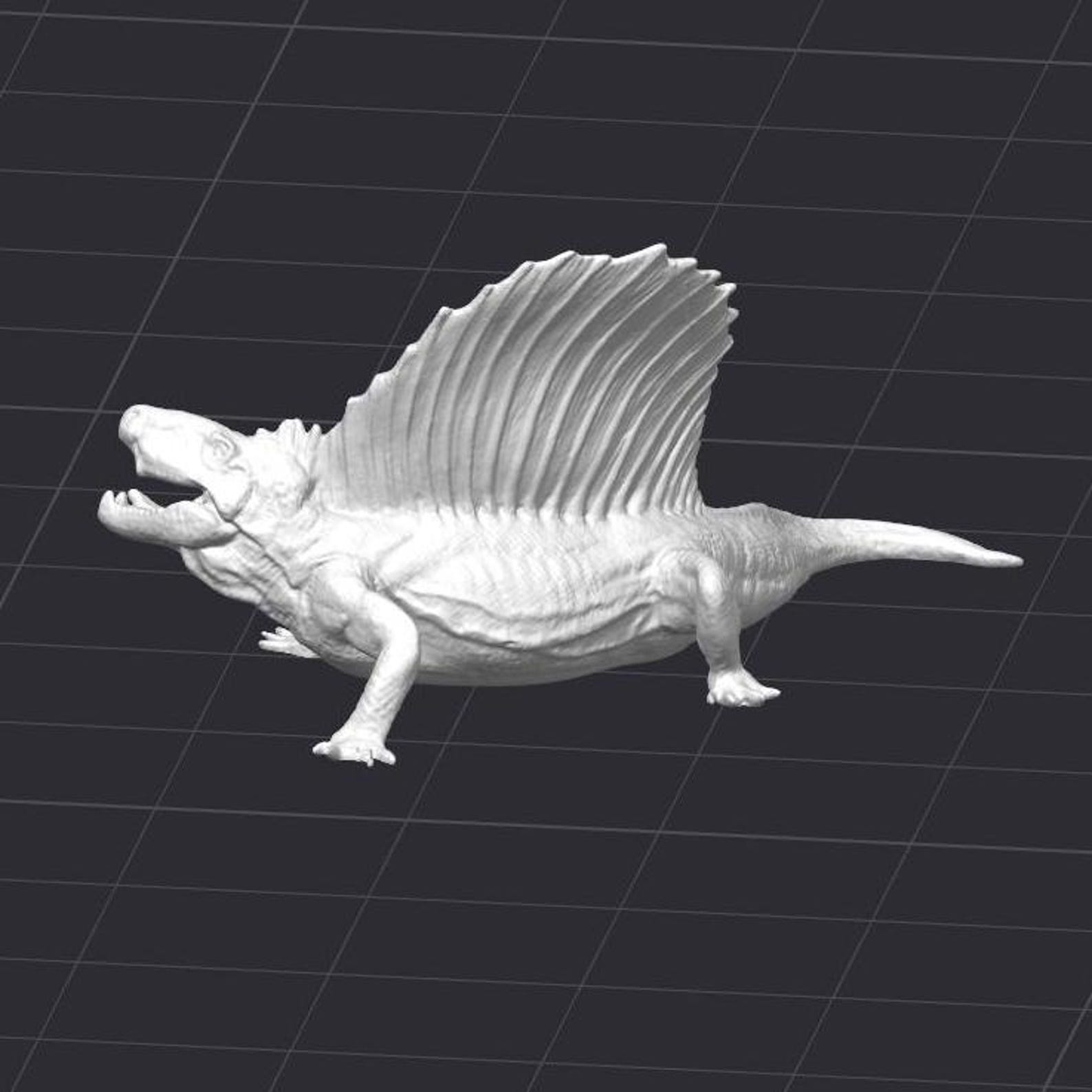 Dimetrodon Dinosaur STL 3D Printer File - Etsy