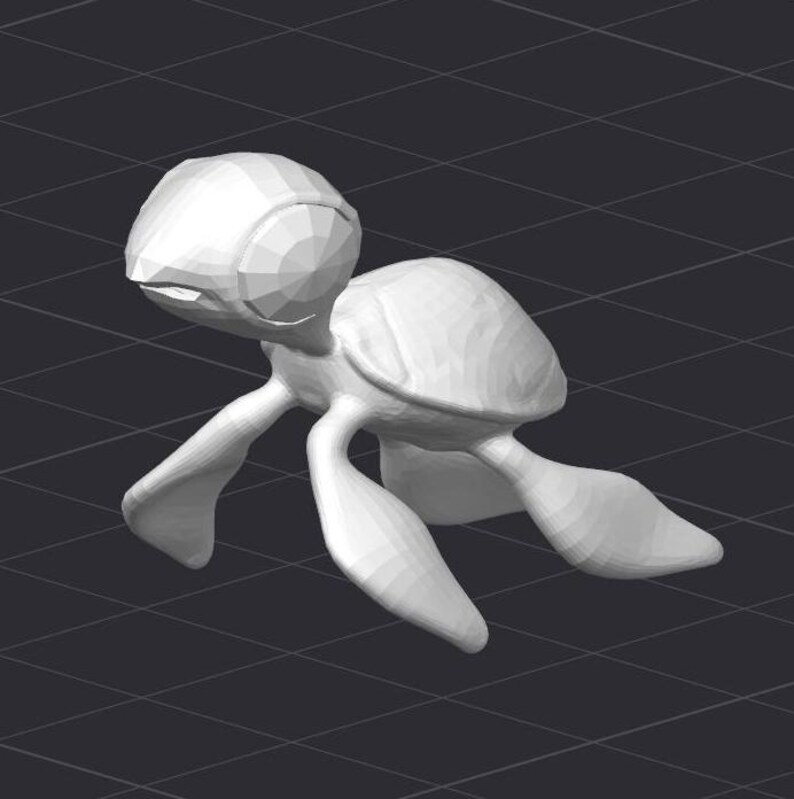 Cute Baby Sea Turtle STL 3D Printer File - Etsy