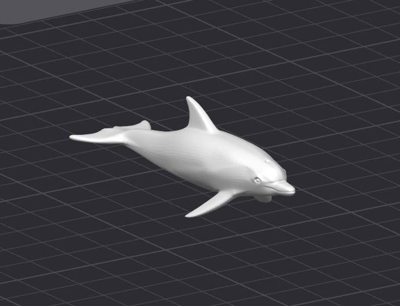 Dolphin STL 3D Printer File - Etsy