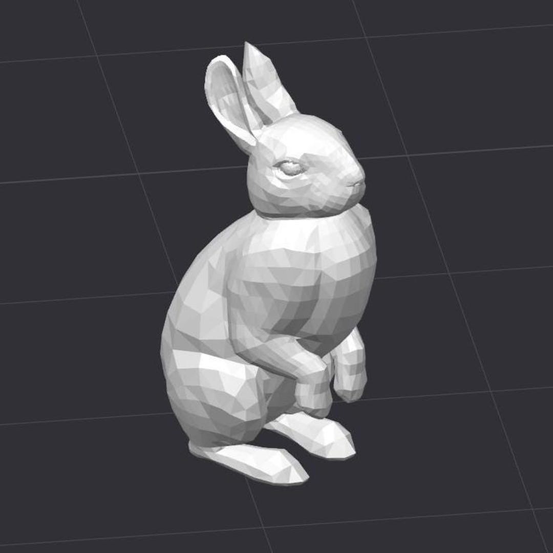 Bunny Rabbit STL 3D Printer File - Etsy