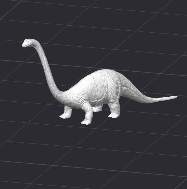 Brontosaurus Dinosaur STL 3D Printer File Dino - Etsy