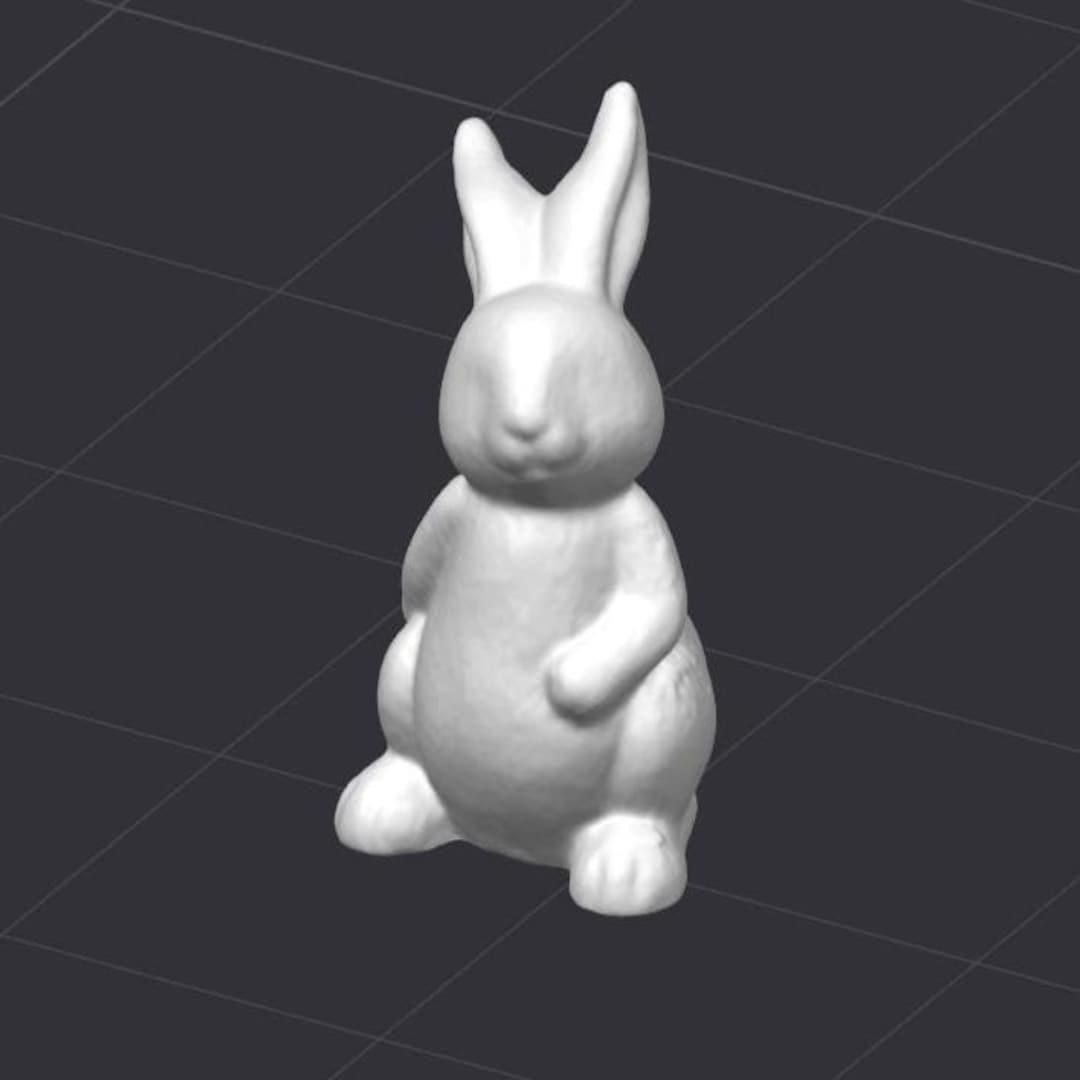Bunny Rabbit STL 3D Printer File - Etsy