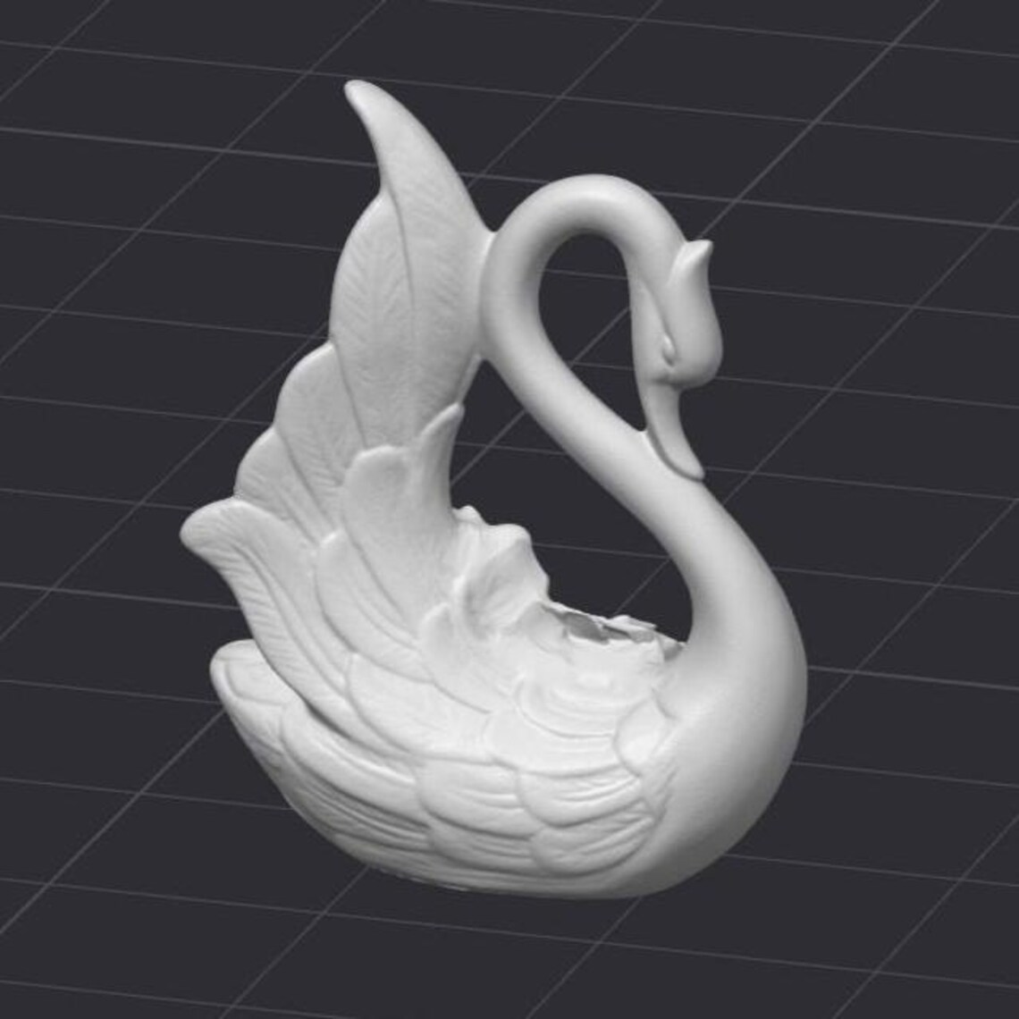Swan Flower Goose Duck STL 3D Printer File - Etsy
