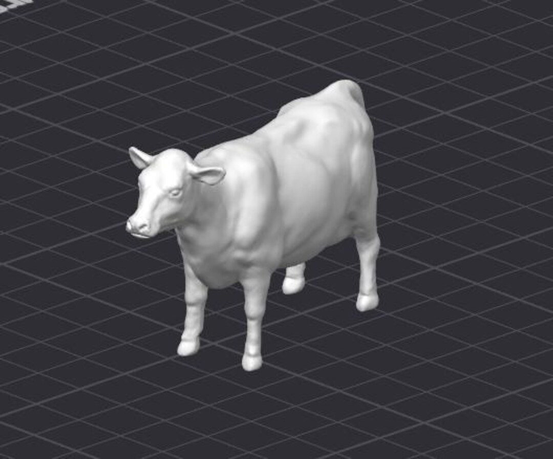 Cow Farm Animal STL 3D Printer File - Etsy