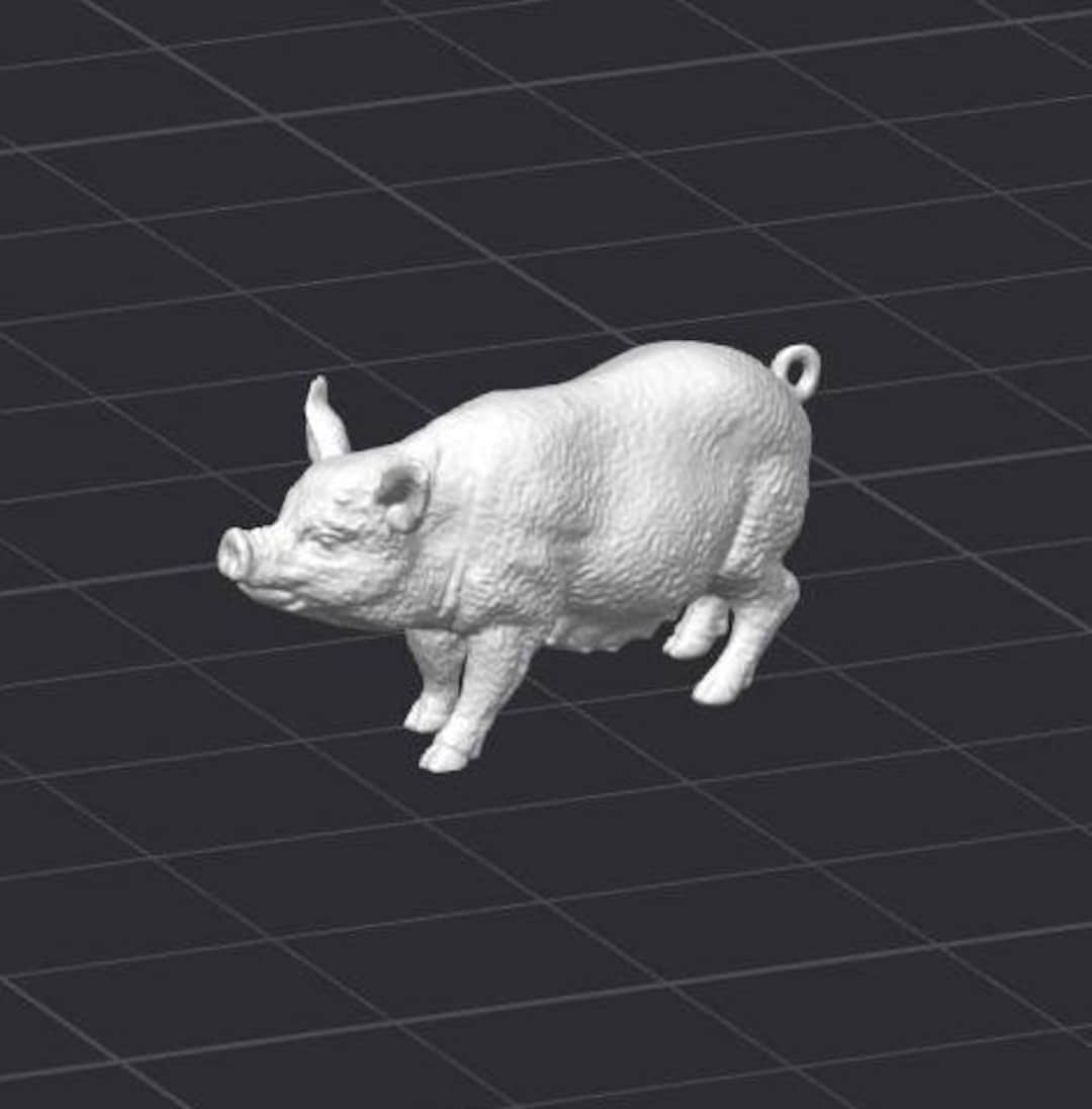 Pig Sow STL 3D Printer File Farm Animal - Etsy