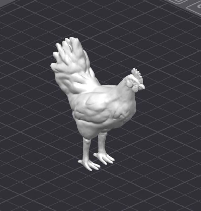 Chicken Hen Rooster Chick STL 3D Printer File - Etsy