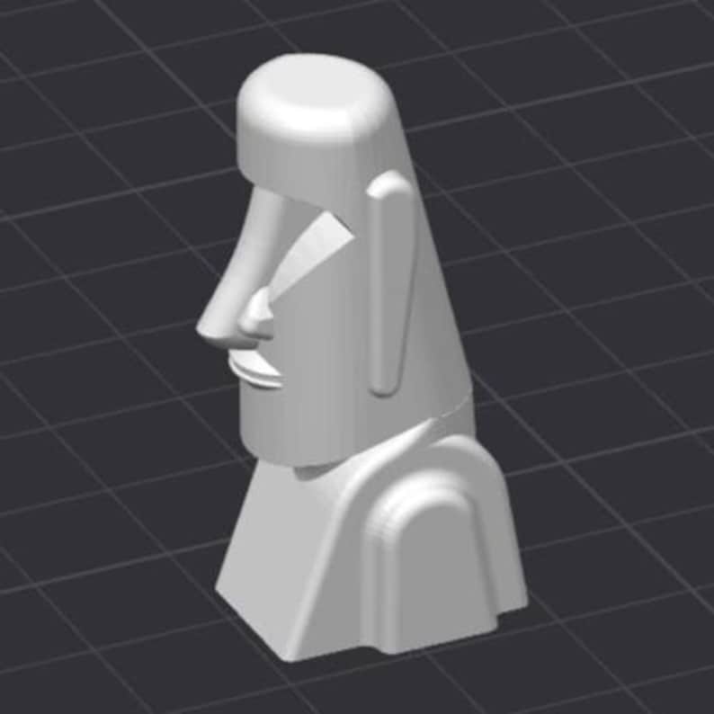 Moai Easter Island Statue STL 3D Printer File - Etsy
