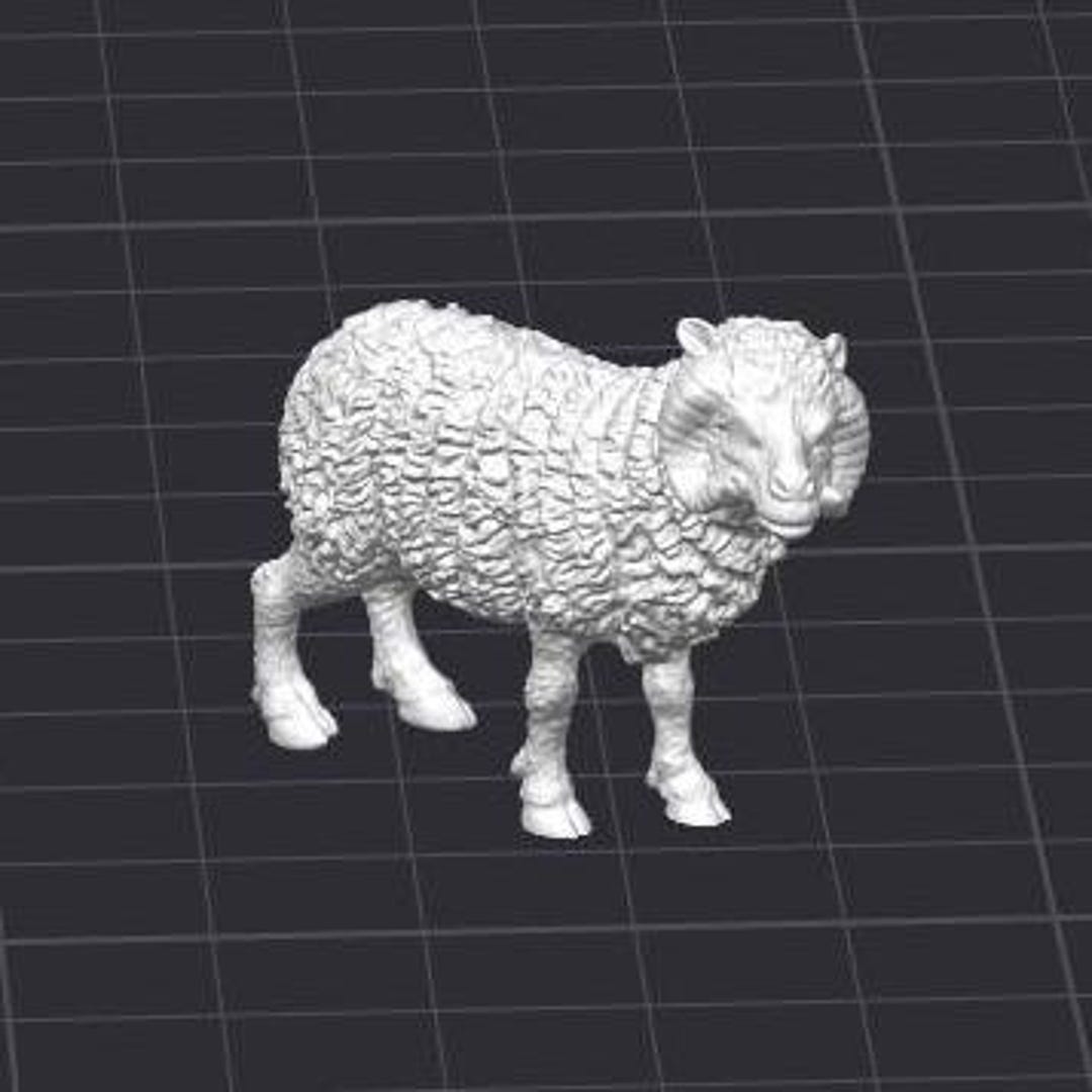Sheep STL 3D Printer File Farm Animal - Etsy