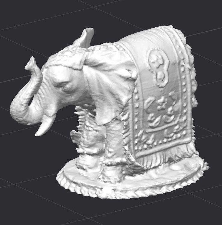 Elephant Sculpture STL 3D Printer File - Etsy