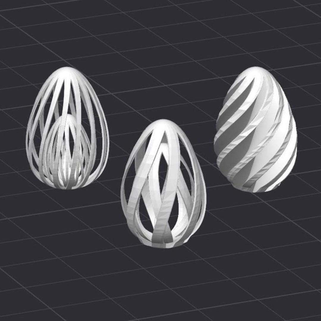 Easter Egg Decor STL 3D Printer File - Etsy