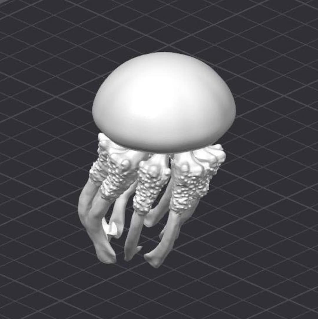 Jellyfish STL 3D Printer File Jelly Fish Ocean Reef Animal - Etsy