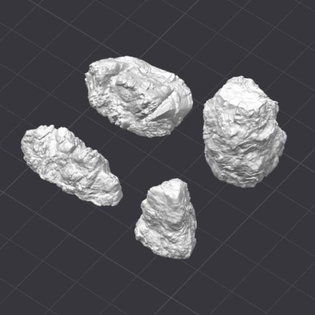 Rock Formations Terrain Pack STL 3D Printer File - Etsy