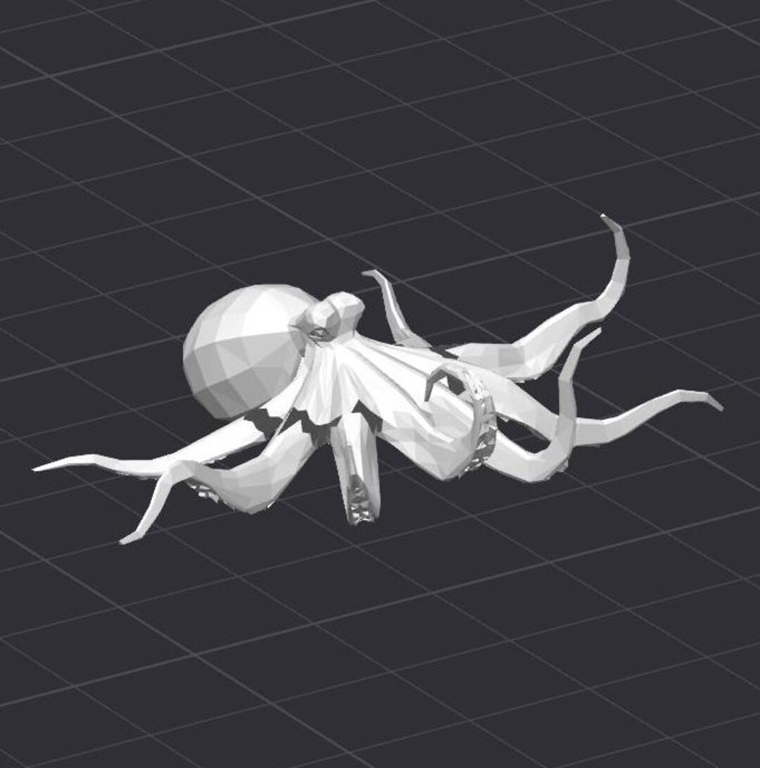 Octopus STL 3D Printer File - Etsy