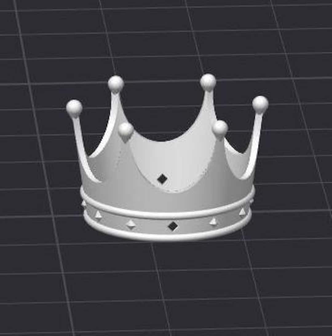 Crown STL 3D Printer File King Patriarch Queen Monarch - Etsy