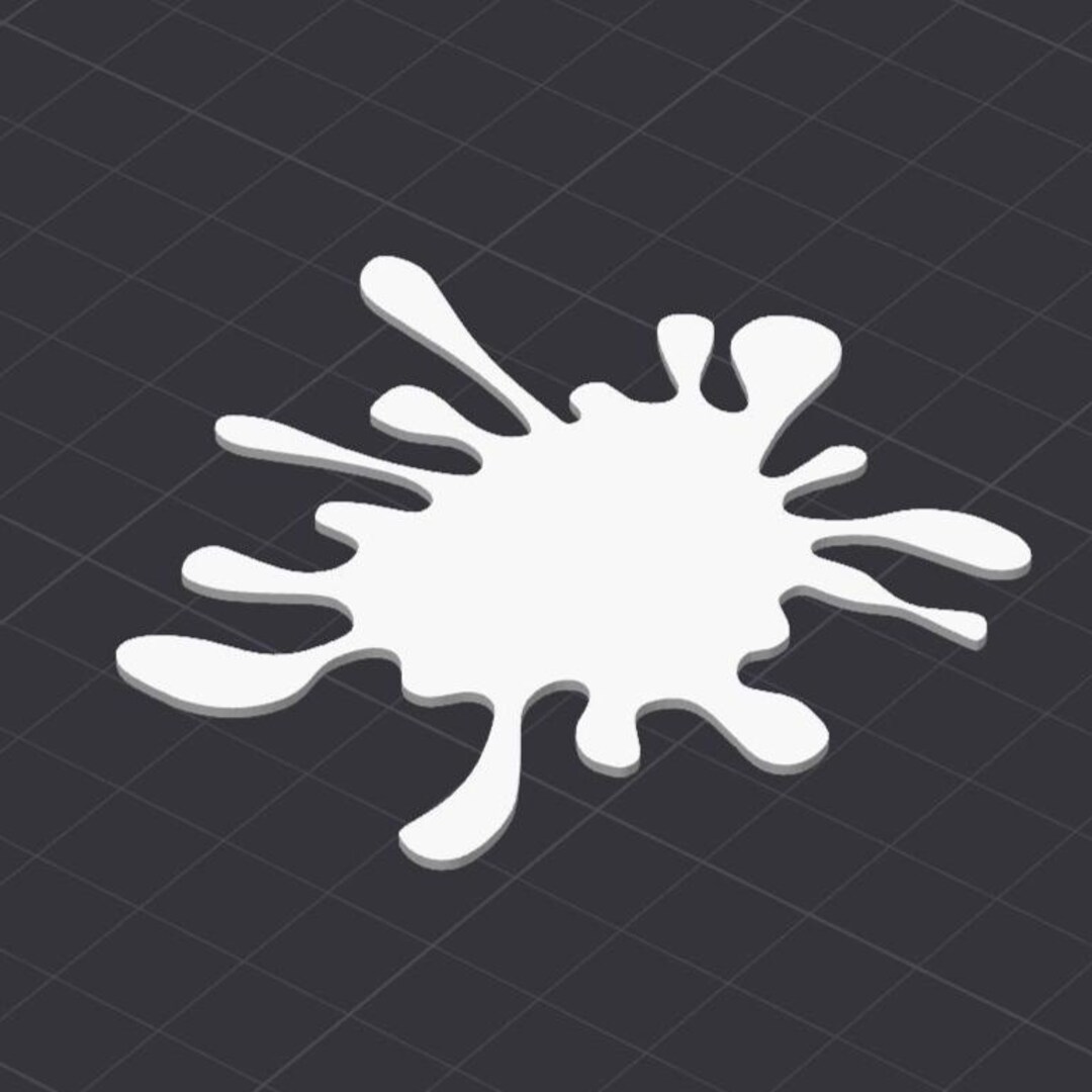 Blood Splatter Drop STL 3D Printer File - Etsy