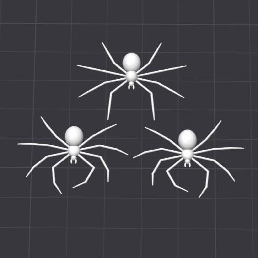 Spider Decoration Pack Charms Decor STL 3D Printer File - Etsy