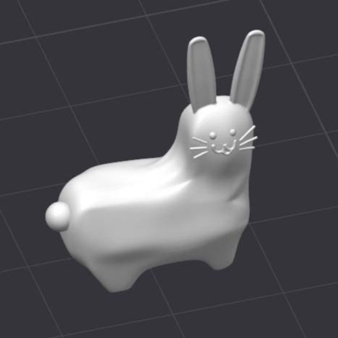 Funny Bunny Rabbit STL 3D Printer File - Etsy