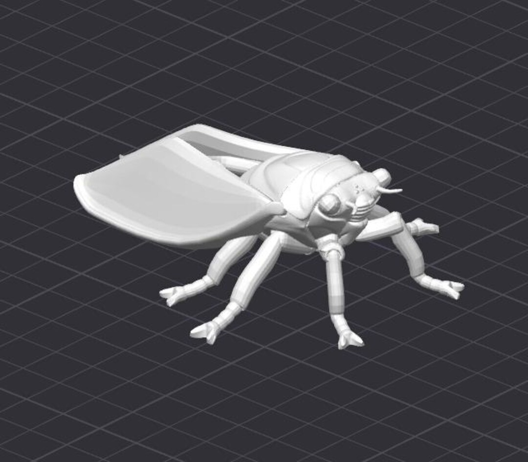 Cicada Insect STL 3D Printer File - Etsy