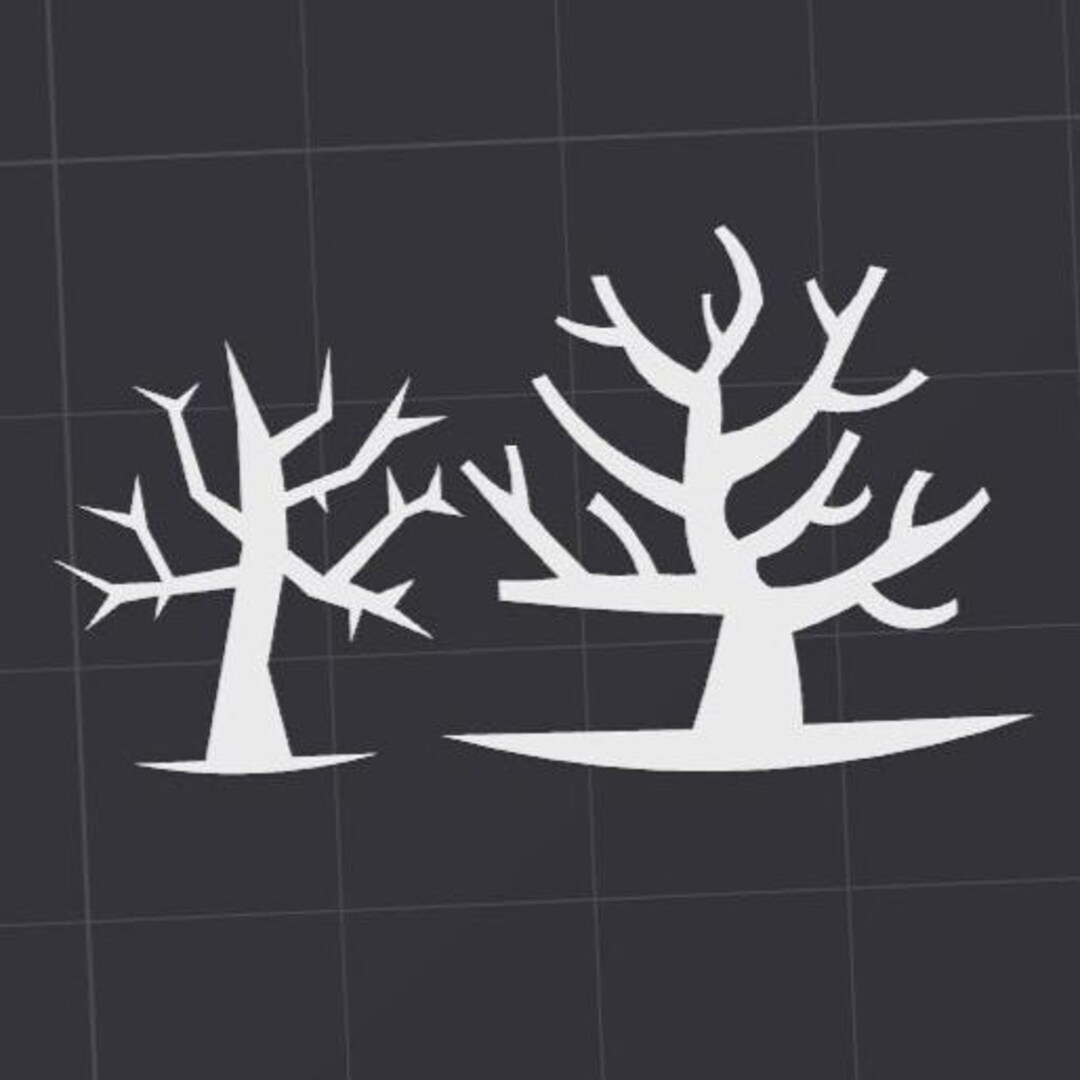 Tree Branch Halloween Spooky Charm STL 3D Printer File - Etsy