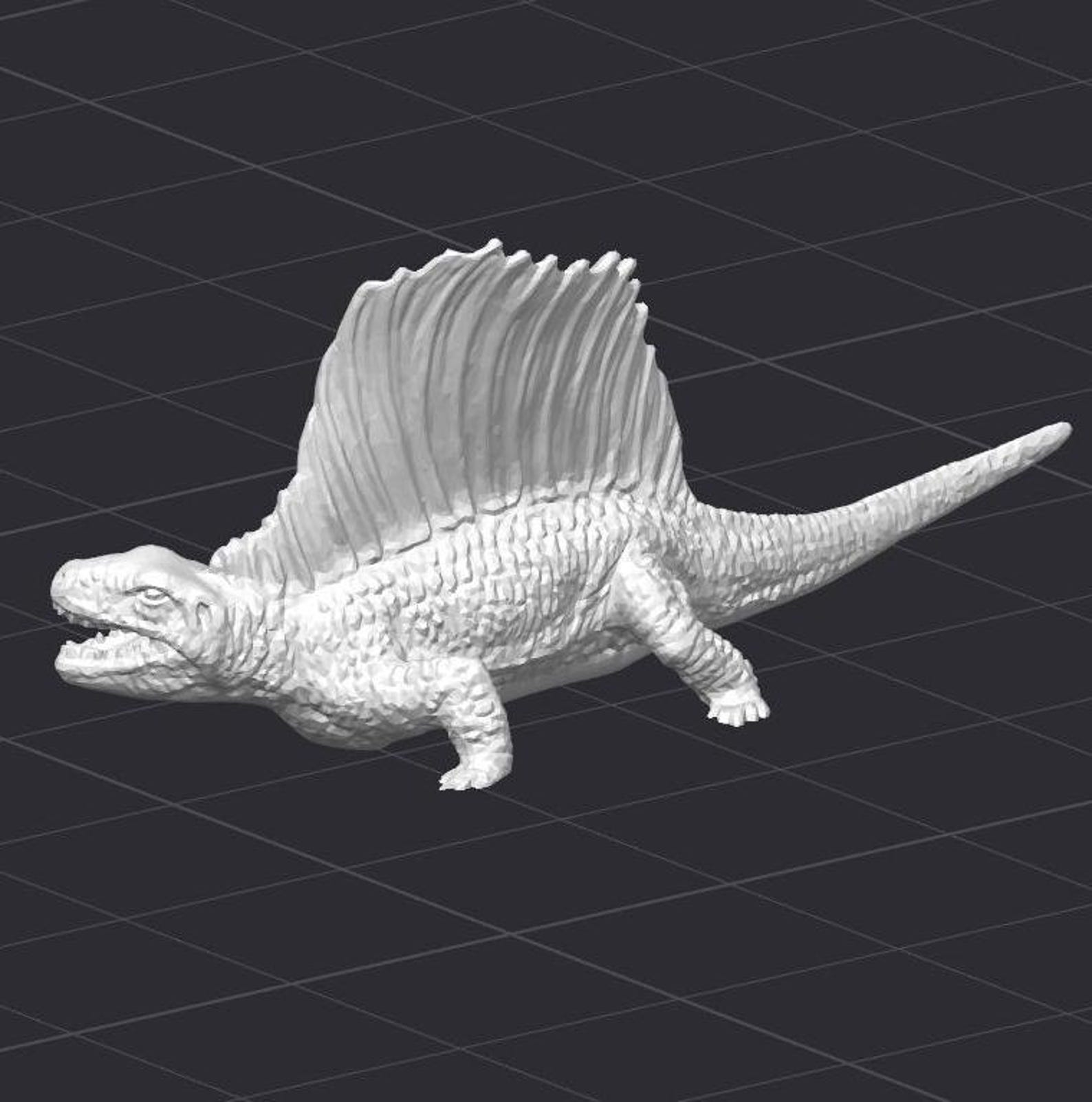Dimetrodon Dinosaur STL 3D Printer File - Etsy