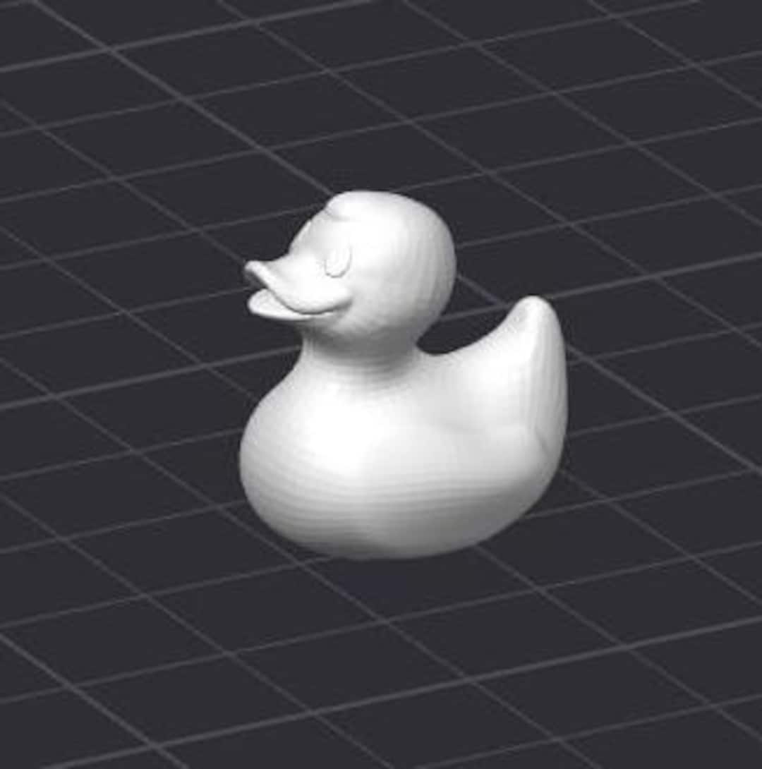 Rubber Duck STL 3D Printer File Ducky - Etsy