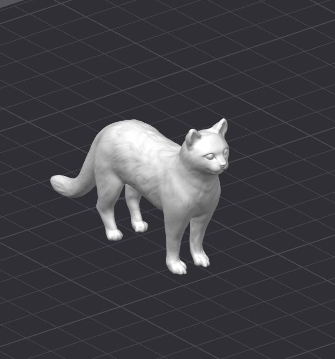 Cat STL 3D Printer File Kitten - Etsy