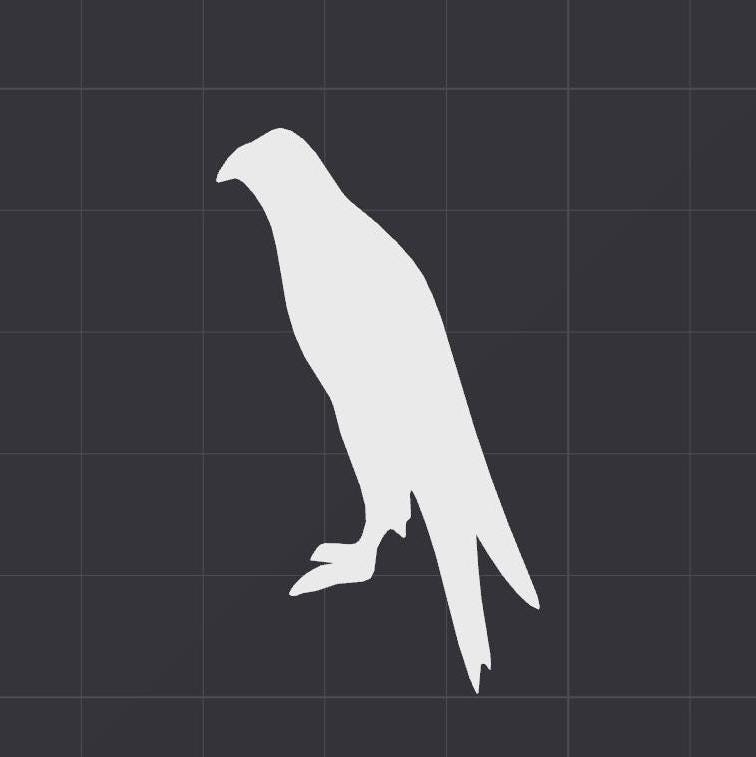 Hawk Bird Stencil Wall Art STL 3D Printer File - Etsy