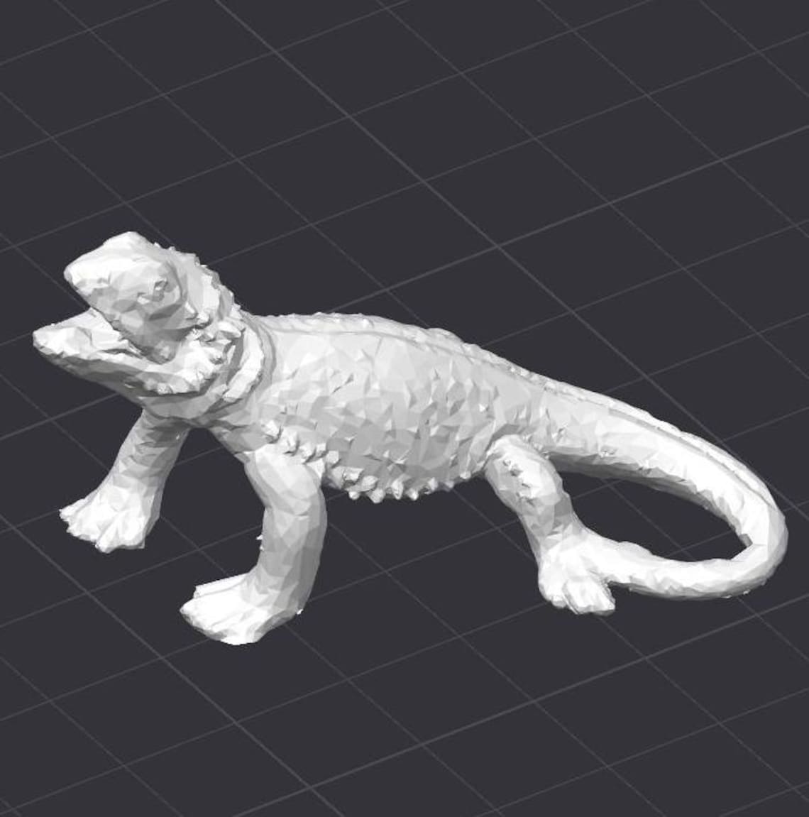Bearded Drago STL 3D Printer File - Etsy