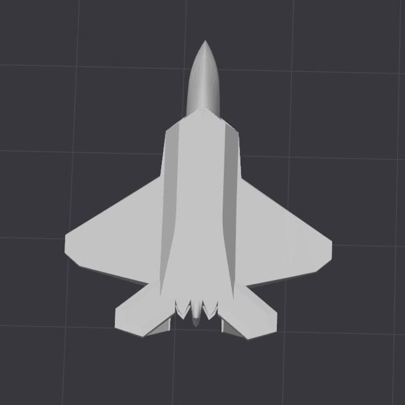 F-22 Raptor Fighter Jet Airplane F22 STL 3D Printer File - Etsy