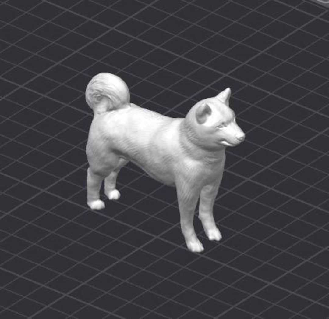 Shiba Inu Doge STL 3D Printer File Dog - Etsy