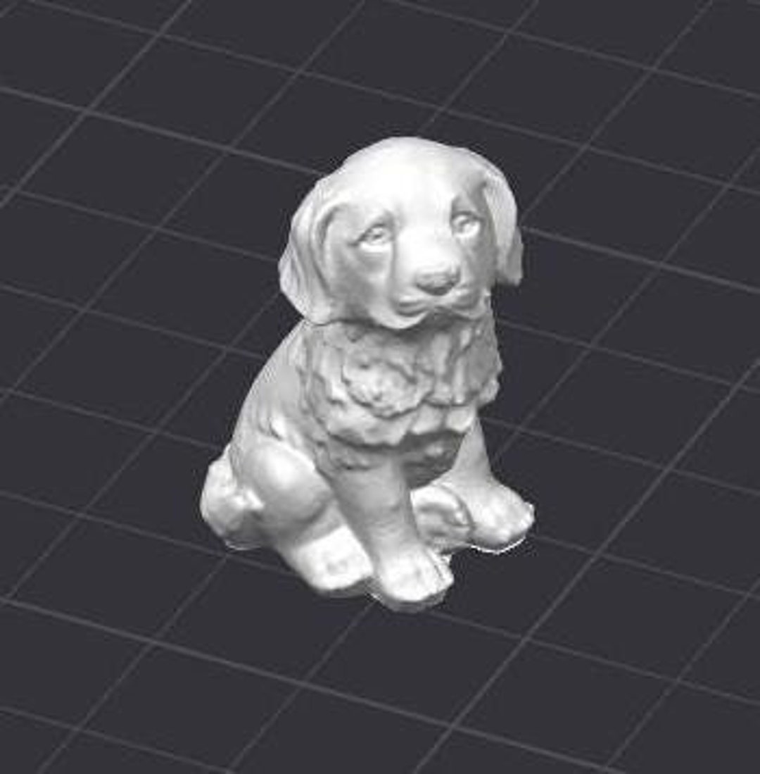 Puppy Sitting STL 3D Printer File Labrador Golden Retriever Lab - Etsy