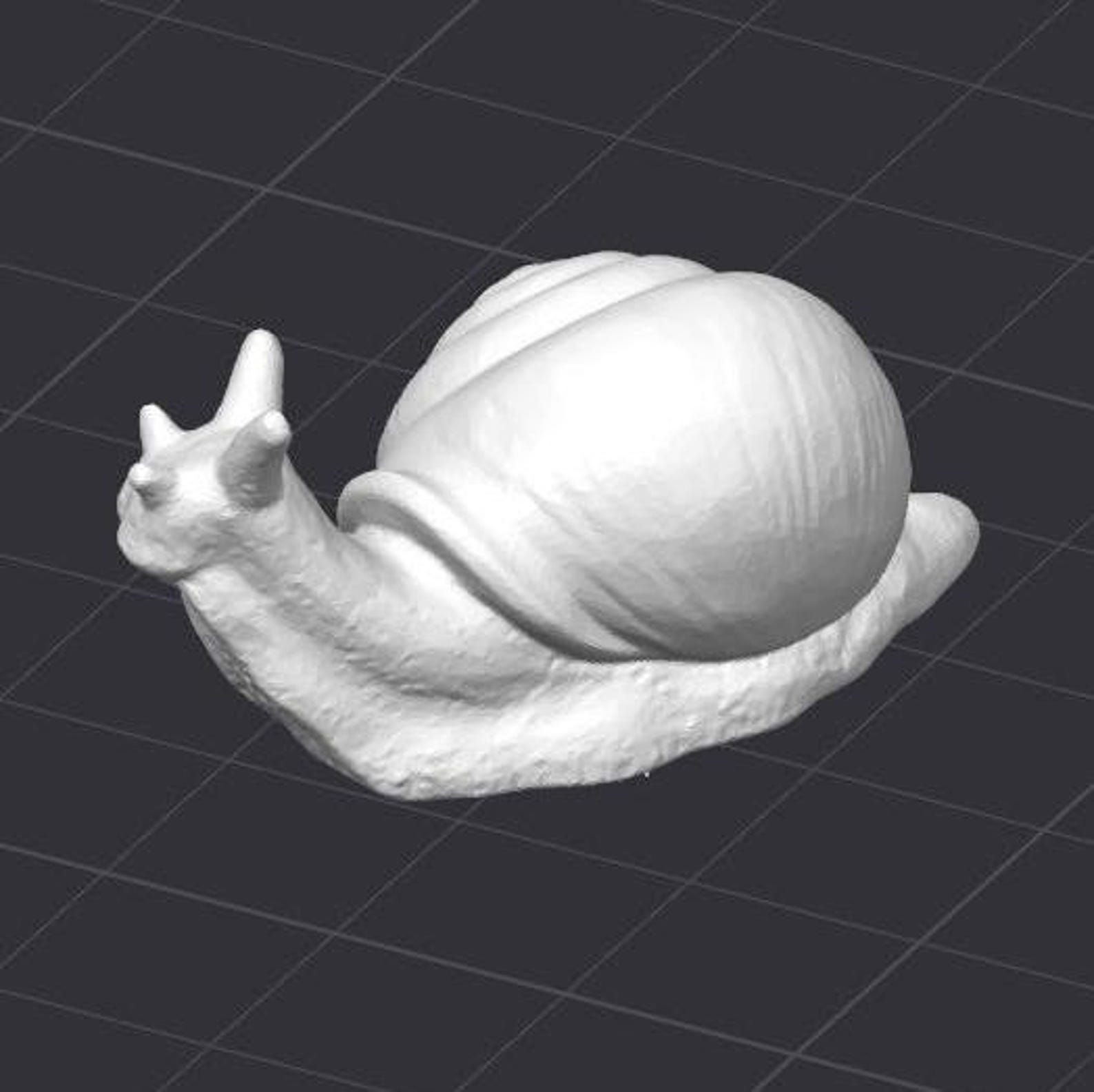 Garden Snail STL 3D Printer File - Etsy