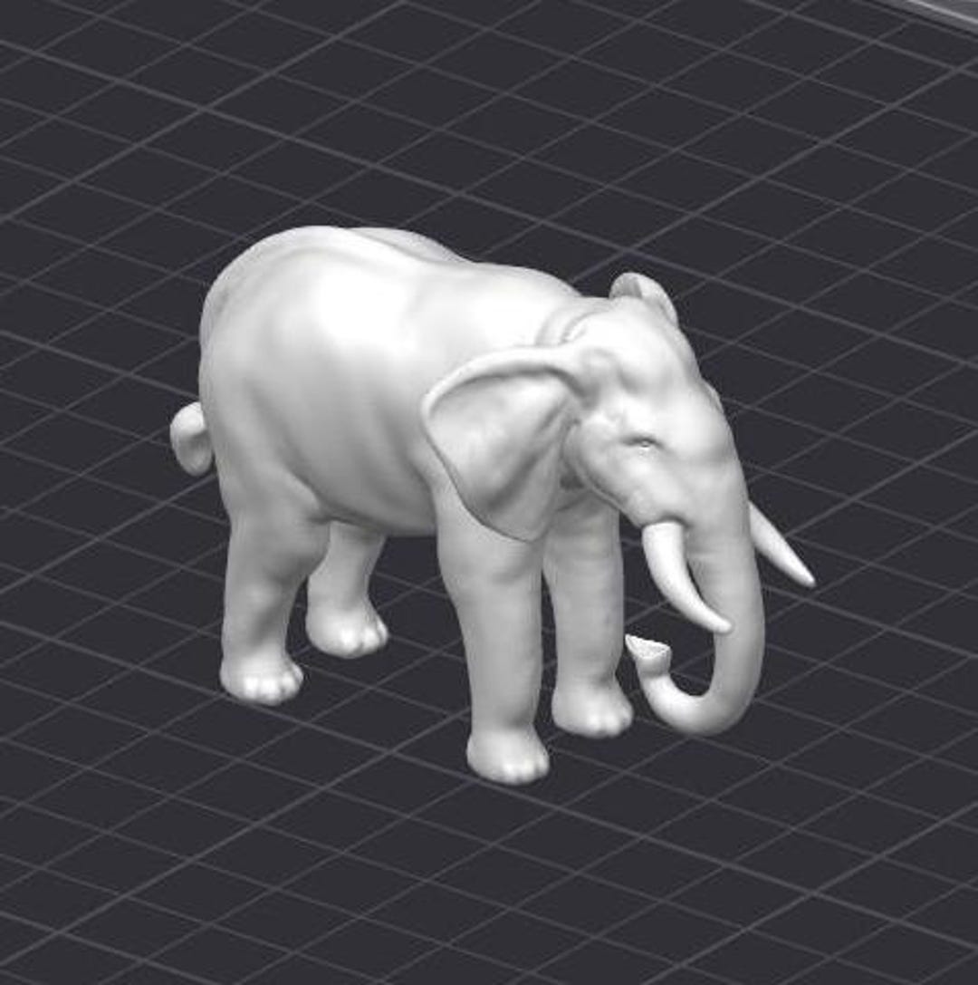 Elephant STL 3D Printer File - Etsy